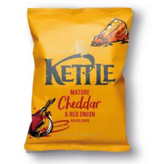 Kettle Mature Cheddar & Red Onion Crisps | Wayfresh